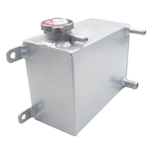 Universal Aluminum Radiator Coolant Overflow Reservoir Header Tank ...
