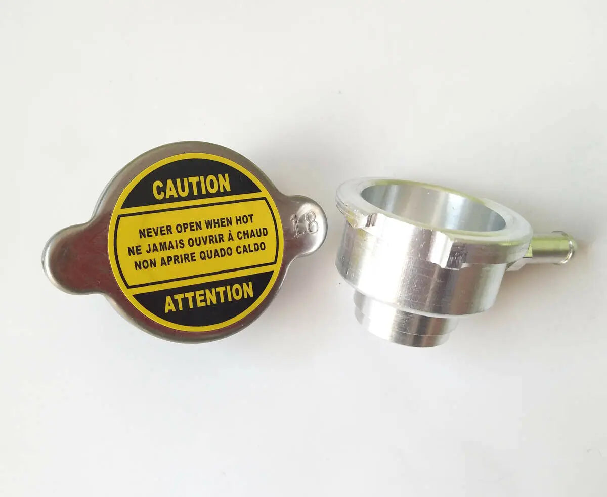 Weld-On Aluminum Radiator Filler Neck 1-1/4' And 1 Free 1.8 BAR ...