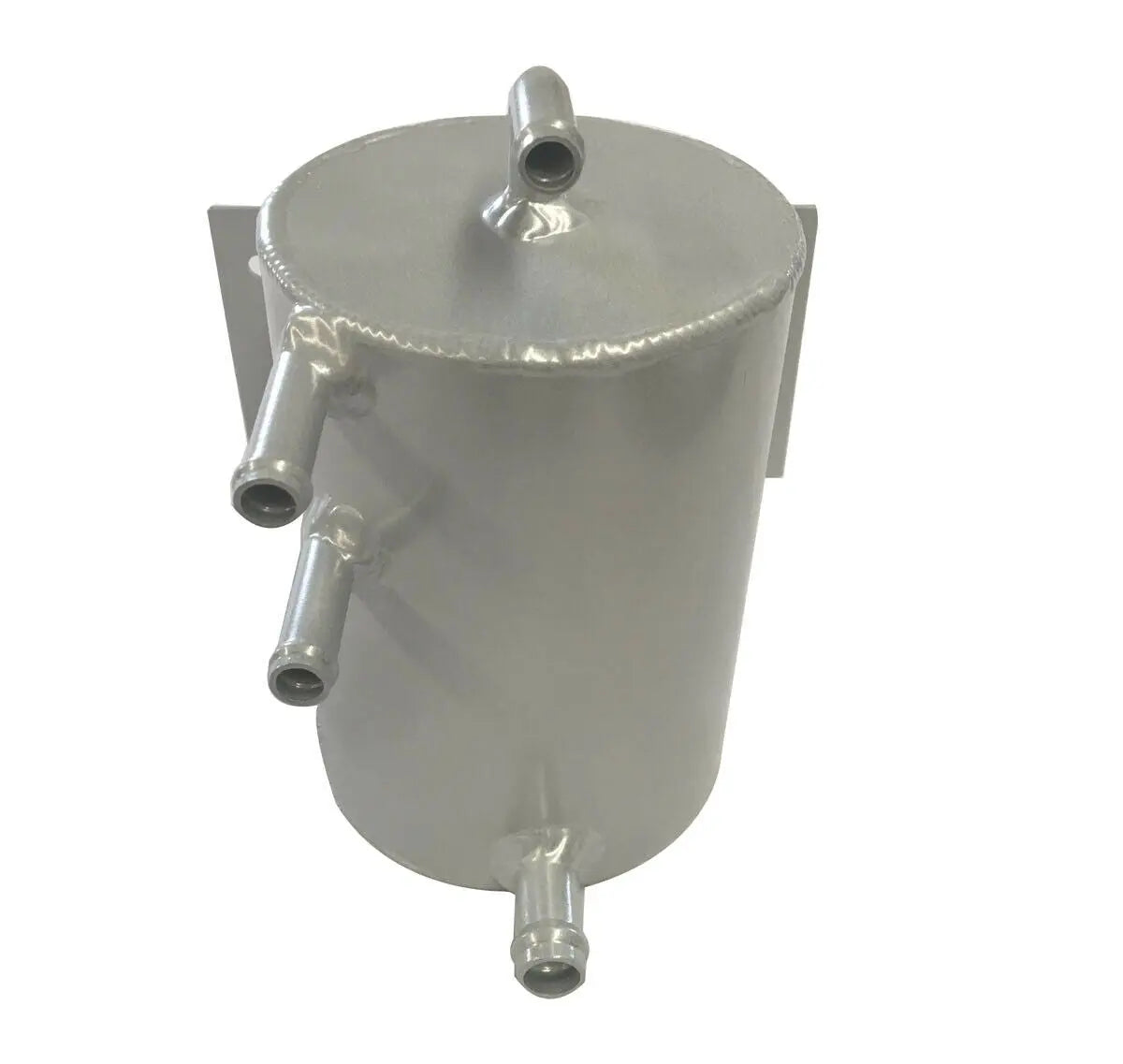 1 Litre Bulkhead Mount Fuel Swirl Pot Silver HCSPEED | Hcspeed Auto Parts